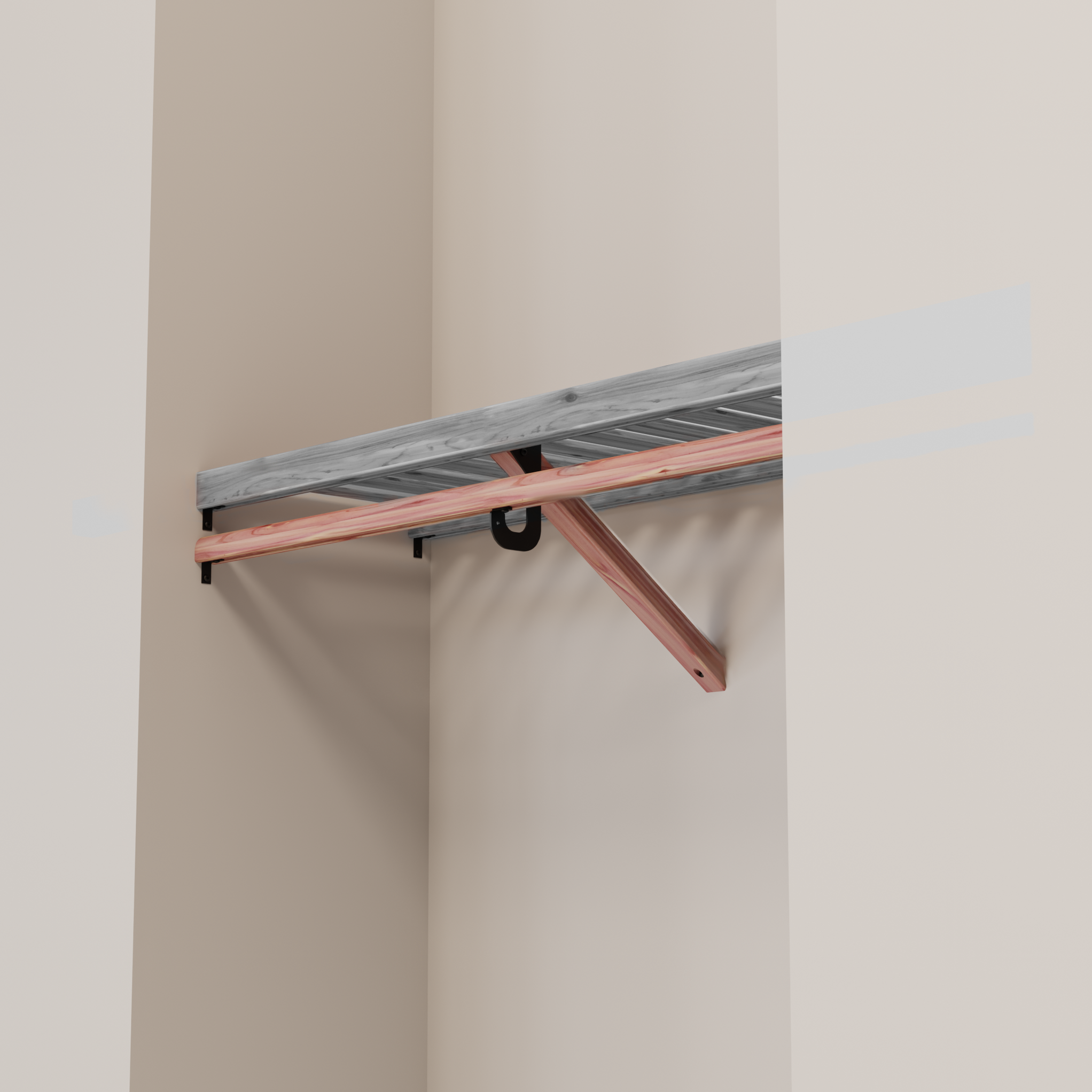 Closet Rod Kit | Aromatic Red Cedar | 14.5" Depth — Northern Kentucky ...