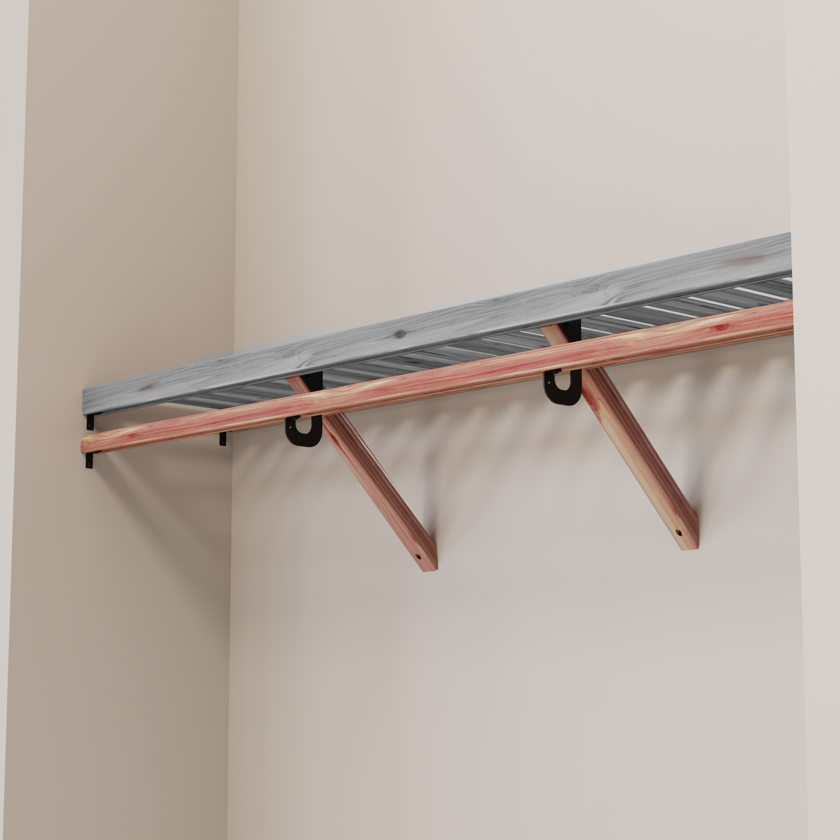 Closet Rod Kit | Aromatic Red Cedar | 12.5" Depth — Northern Kentucky ...
