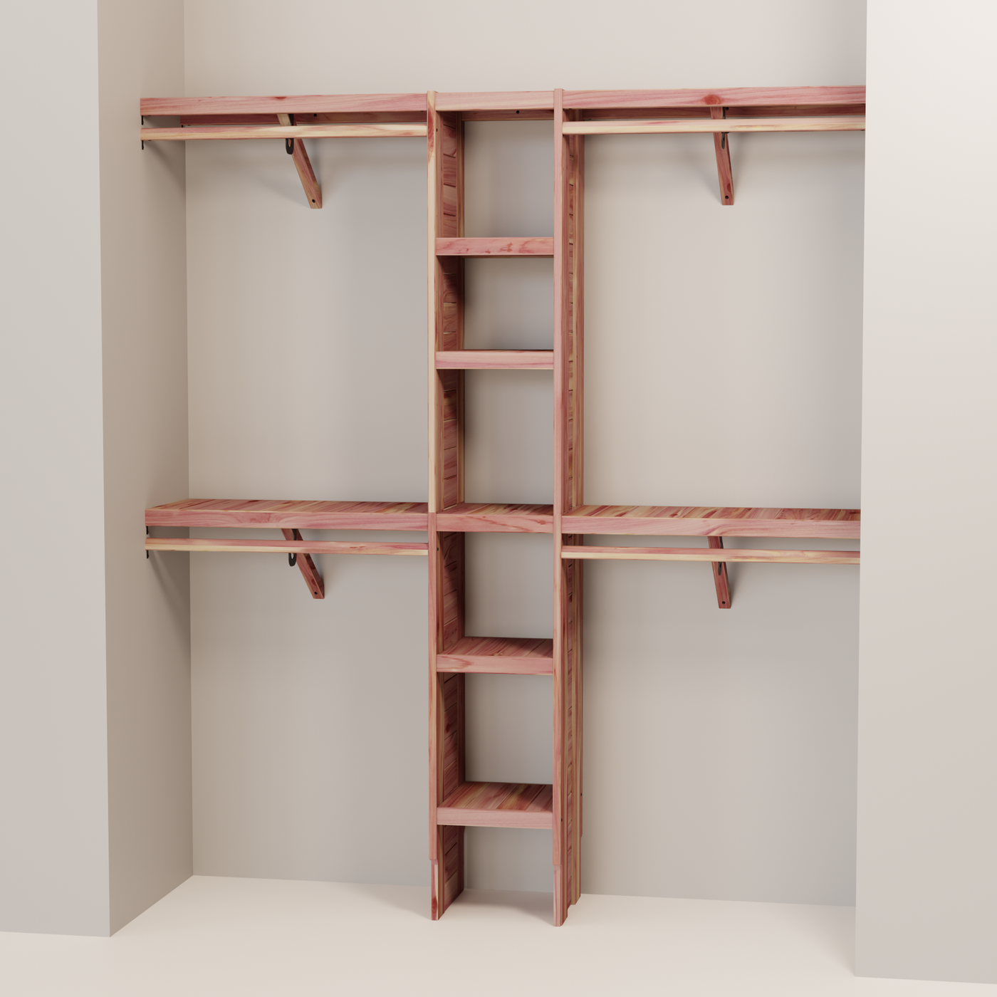 Closet Wall Kit | Aromatic Red Cedar | 14.5" Depth Deluxe Panel ...